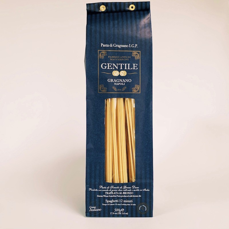 Spaghetti paste 12 min Gentile 100% Italian durum wheat 500 grams